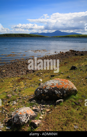 Inishbiggle and Slievmore, Achill Island from Tallagh, Ballycroy ...