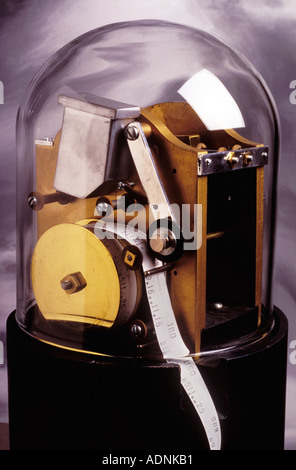 stock market ticker tape machine invented by Thomas Edison, Edison and ...