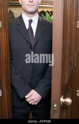 Inside male closet Stock Photo - Alamy