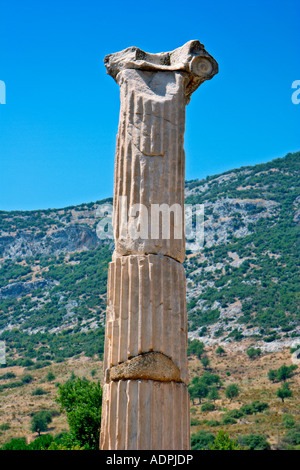 Details of Pillars at Agora Ephesus in Turkey Stock Photo - Alamy