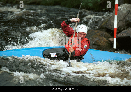 Canoe Slalom bala wales Stock Photo - Alamy