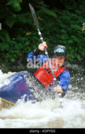 canoe slalom in bala wales Stock Photo - Alamy