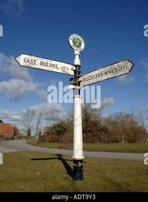 Historic UK Road Sign Stock Photo - Alamy