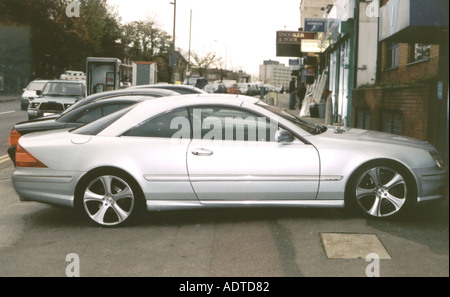 Mercedes CL 600 V12 AMG side view Stock Photo - Alamy