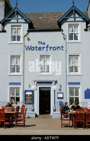 Waterfront pub, Portpatrick, Dumfries & Galloway, Scotland Stock Photo ...