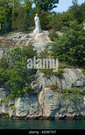 Statue of St Lawrence, Thousand Islands Stock Photo - Alamy