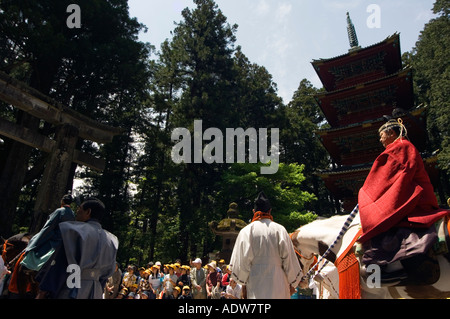 Fuedal Procession at Nikko Spring Festival Toshogu Shrine Nikko Tochigi ...