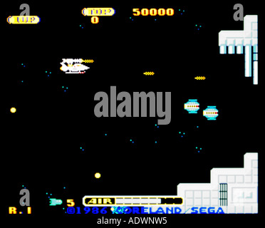 Brain Coreland Sega 1986 vintage arcade videogame screenshot ...