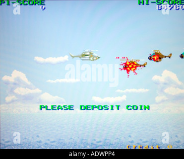 Cobra Command Data East Corp 1988 vintage arcade videogame screenshot ...