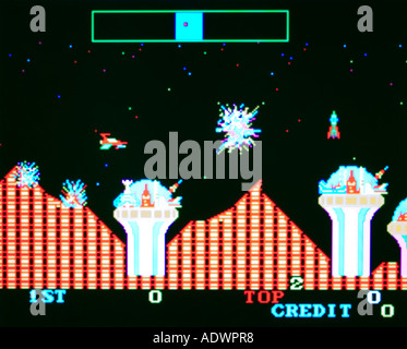 Cosmic Avenger Universal 1981 vintage arcade videogame screenshot ...