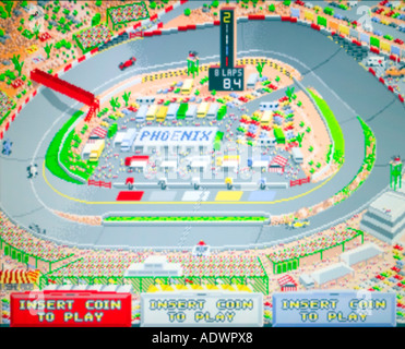 Danny Sullivan s Indy Heat Leland Corp 1991 vintage arcade videogame ...