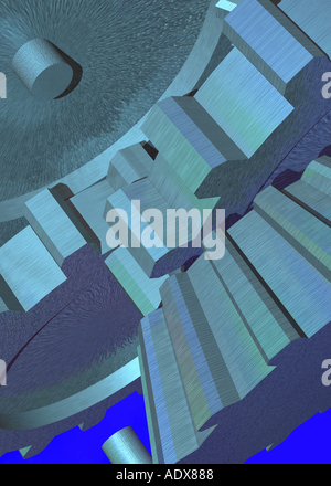 Illustrations gear gears interlocking wheel wheels machinery mechanism ...