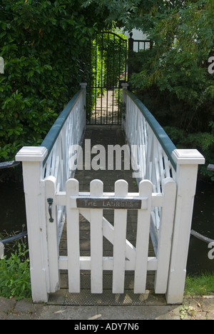 Bridge over the New River, Enfield, north London Stock Photo - Alamy