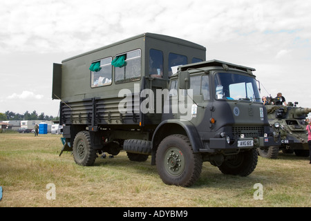 ex British Army Bedford 4x4 MJP cargo truck on display at Rougham fair in Suffolk 2006 Stock ...
