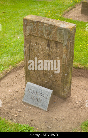 Kirkoswald, Ayrshire Scotland, UK. ROBERT BRUCE'S FONT 12th-century ...