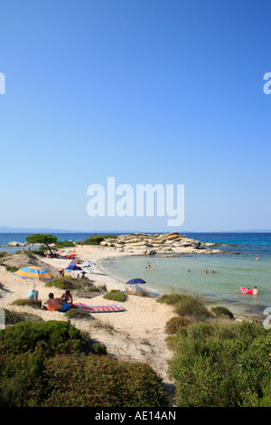 Karidi Beach near Vourvourou on Sithonia Peninsula in Chalcidice ...