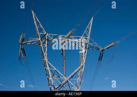 HIGH VOLTAGE POWER LINES QUEENSLAND AUSTRALIA BAPD1595 Stock Photo - Alamy