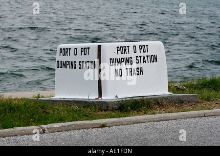 Dockside Port O Pot Dumping Station for Human Waste from Boat and RV ...