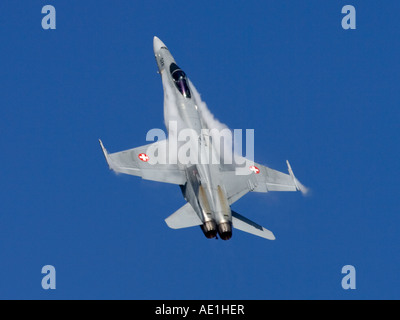 Airforce F18 FA18 Super Hornet speed blue sky Stock Photo - Alamy