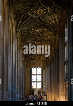 Fan vaulted ceiling, St George's Chapel, Windsor Castle. 16th century ...