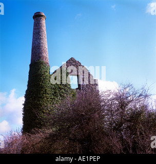 Polgooth Tin Mine Cornwall Stock Photo - Alamy