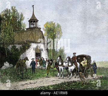 The Dutch Reformed Church in Sleepy Hollow in North Tarrytown, New York ...