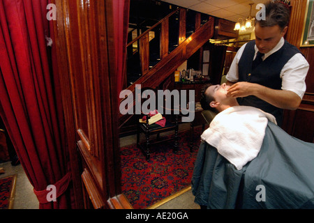 Geo F Trumpers barbershop, Mayfair London, uk Stock Photo - Alamy