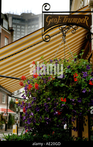 Geo F Trumpers barbershop, Mayfair London, uk Stock Photo - Alamy