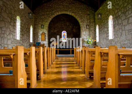 interior of saul church in downpatrick built in 1932 to commemorate the ...
