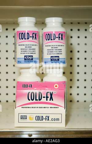 Cold FX over the counter cold prevention medicine Stock Photo - Alamy