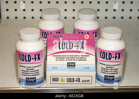 Cold FX over the counter cold prevention medicine Stock Photo - Alamy