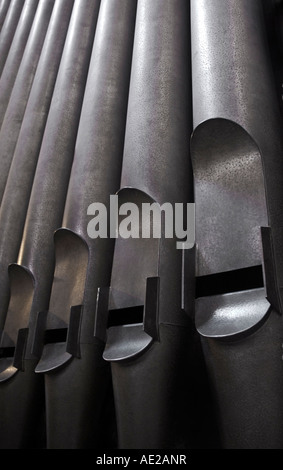 Organ pipes at Exeter Cathedral Stock Photo - Alamy