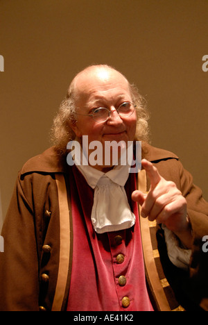Ben Franklin historic character impersonator Philadelphia Pennsylvania ...