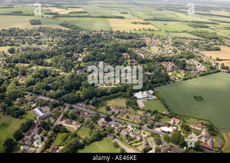 Great Barton village in Suffolk as seen in June 2006 showing the Hall ...
