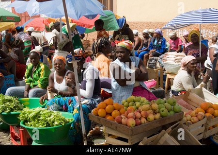 Municipal Market at Assomada, Santiago, Cape Verde Islands, Africa ...
