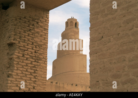 Al Malwuaiya Tower (Malwiya Tower), Samarra, Iraq, Middle East Stock ...