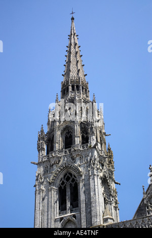 The spire of Chartres Cathedral de Notre Dame, France Stock Photo - Alamy