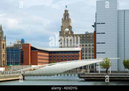 Princes Dock Bridge, designed by Ian Wroot. Liverpool, Merseyside ...