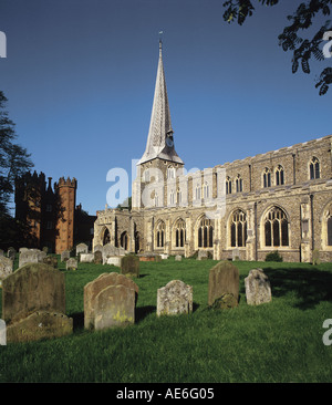 Deanery Tower, built in 1495 by Archdeacon Pykeham, Hadleigh, Suffolk ...