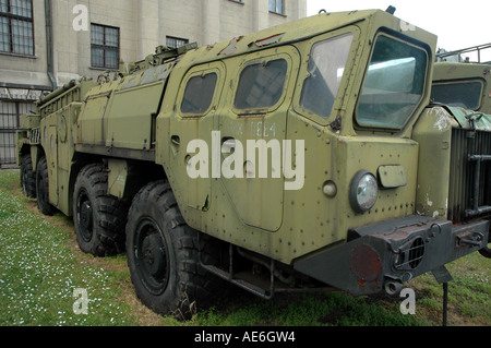 SCUD-B rocket on MAZ-534 truck Stock Photo - Alamy