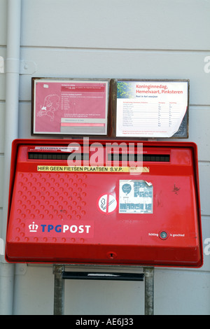 TPG Post letterbox The Netherlands Europe EU Stock Photo - Alamy