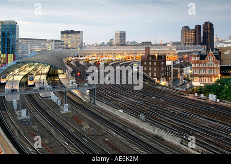 Railway tracks at Waterloo Station, Waterloo, London, UK Stock Photo ...