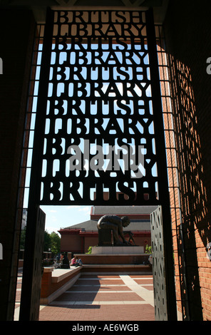 Entrance to British Library London Stock Photo - Alamy