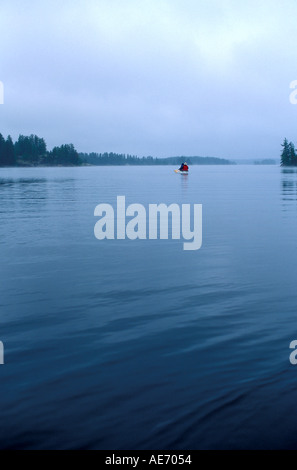 Canoeing in Quetico Provincial Park in Ontario Canada Stock Photo - Alamy