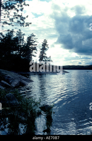 Canadian lake in Quetico Provincial Park Ontario Stock Photo - Alamy