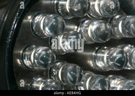 Close-up LEDs in macro photography, in red and blue tones Stock Photo ...