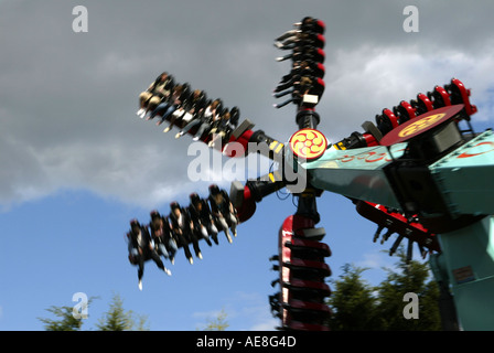 The Samurai ride at Thorpe Park Stock Photo - Alamy