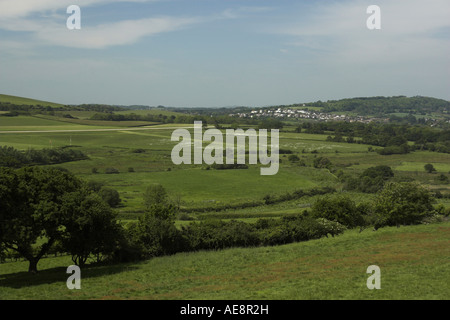 Looking over towards Brading and Brading Down - Isle of Wight, England ...
