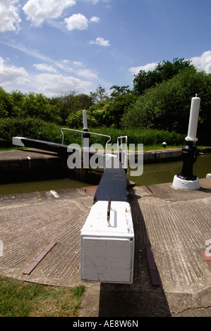 Close up of the winding arm of a lock gate Stock Photo - Alamy