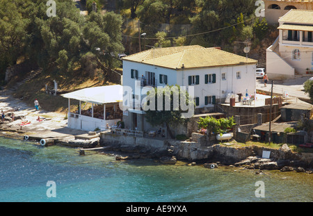 view of the White House, Kalami, Corfu, home of the Durrell family ...